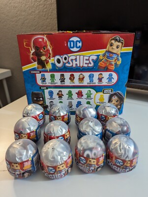 DC Ooshies ( 2022 ) Pencil Toppers Rare Lot Of 12 Comes With Display ...