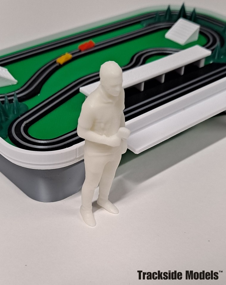 Miniature 1/32 Scale Slot Car Track - With Figures - Scalextric/Carrera ...