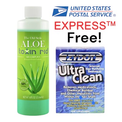 Old Style Aloe Toxin Rid Shampoo Detox/Cleanse + Zydot Free Express ...