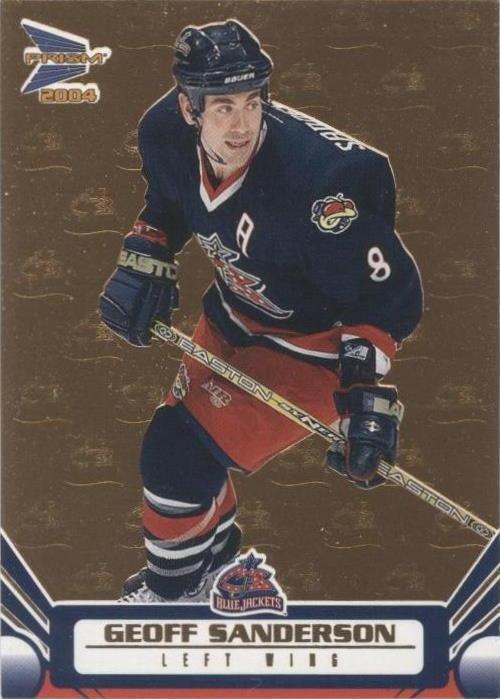 2003-04 Pacific Prism - Geoff Sanderson #32 Gold /425 for sale online ...