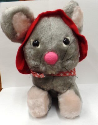 Vintage 1983 Heartline Snuggables Maurice Mouse Plush Toy New! Stuffed ...