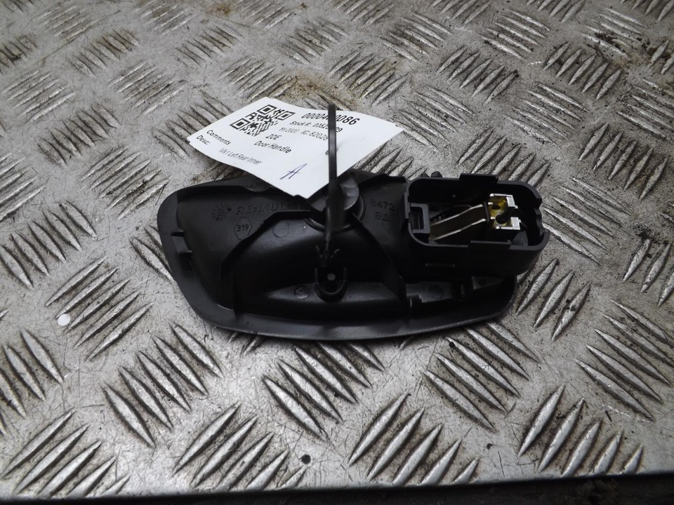 Renault Zoe Left Passenger Nearside Rear Inner Door Handle 806700006r ...