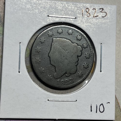 1823 Copper Coin Large Cent Coronet Head Coin | eBay