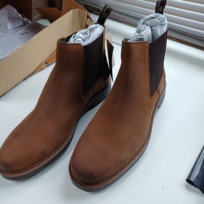 Hoggs of Fife Banff Dealer Boots Walnut Leather Hunting RRP£85 damaged ...