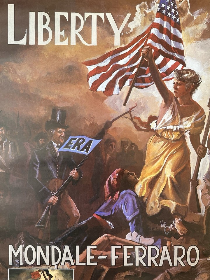 Liberty Mondale-Ferraro Vintage Original 1984 Presidential Campaign ...