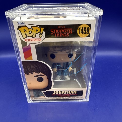 Charlie Heaton Signed w/ CN Jonathan Funko Pop 1459 Stranger Things JSA ...