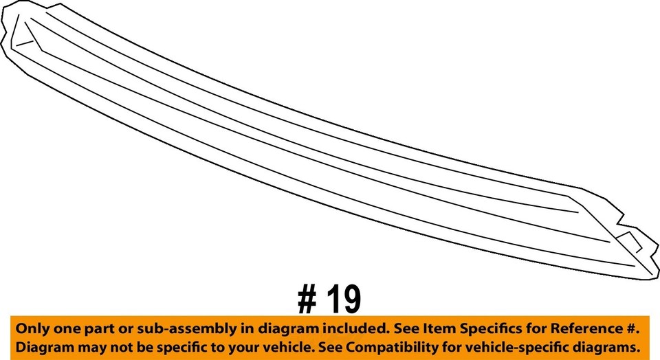 2013-2017 GMC Acadia Limited Front Bumper Components Lower Grille GM ...