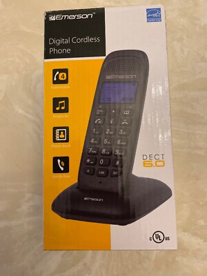 Emerson Digital Cordless Phone Handset DECT 6.0 Energy Star EM7000 | eBay
