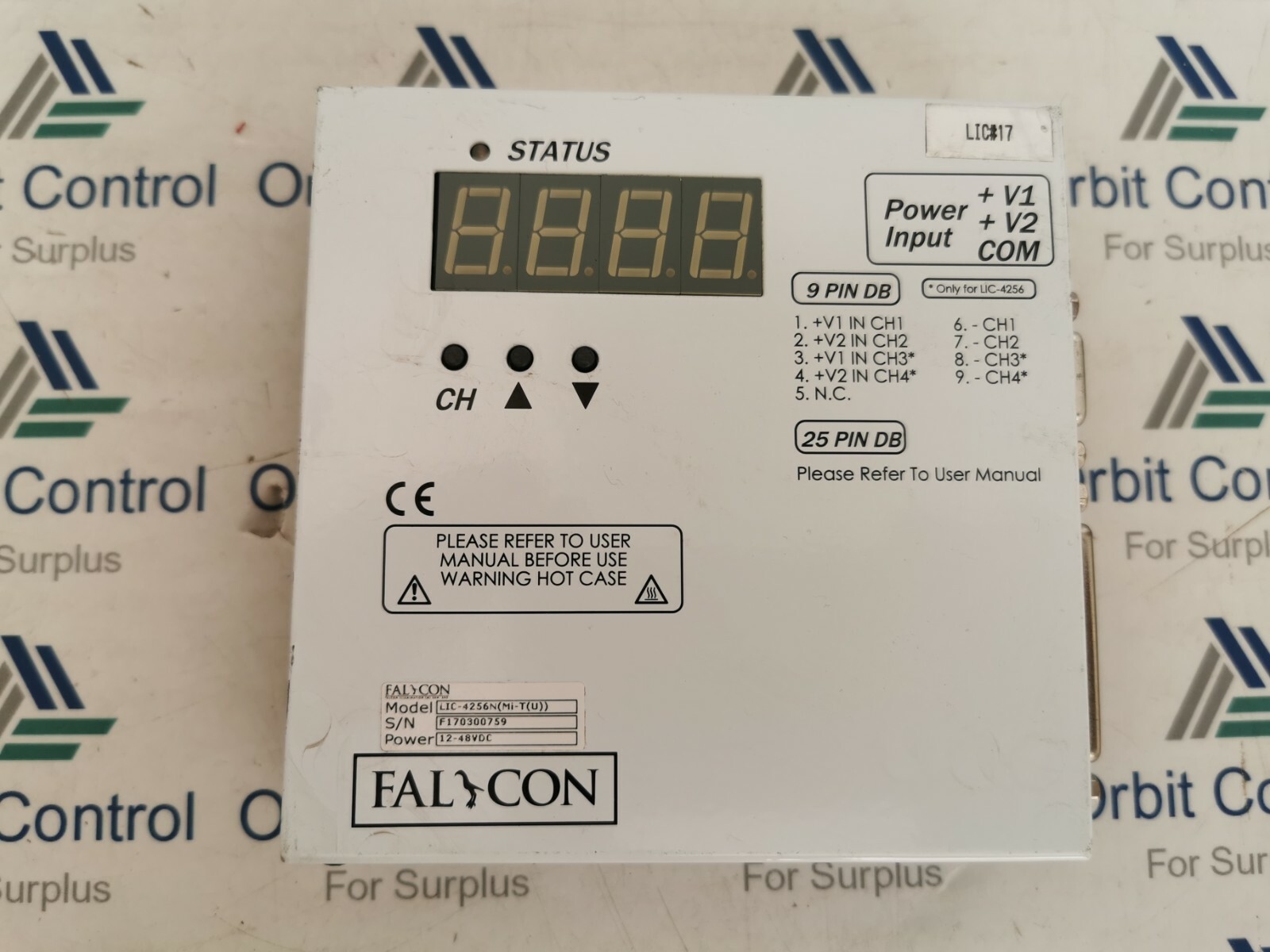 FALCON LIC-4256N ( Mi-T (U) ) CAMERA CONTROLLER 12/48 VDC / DB25pin | eBay