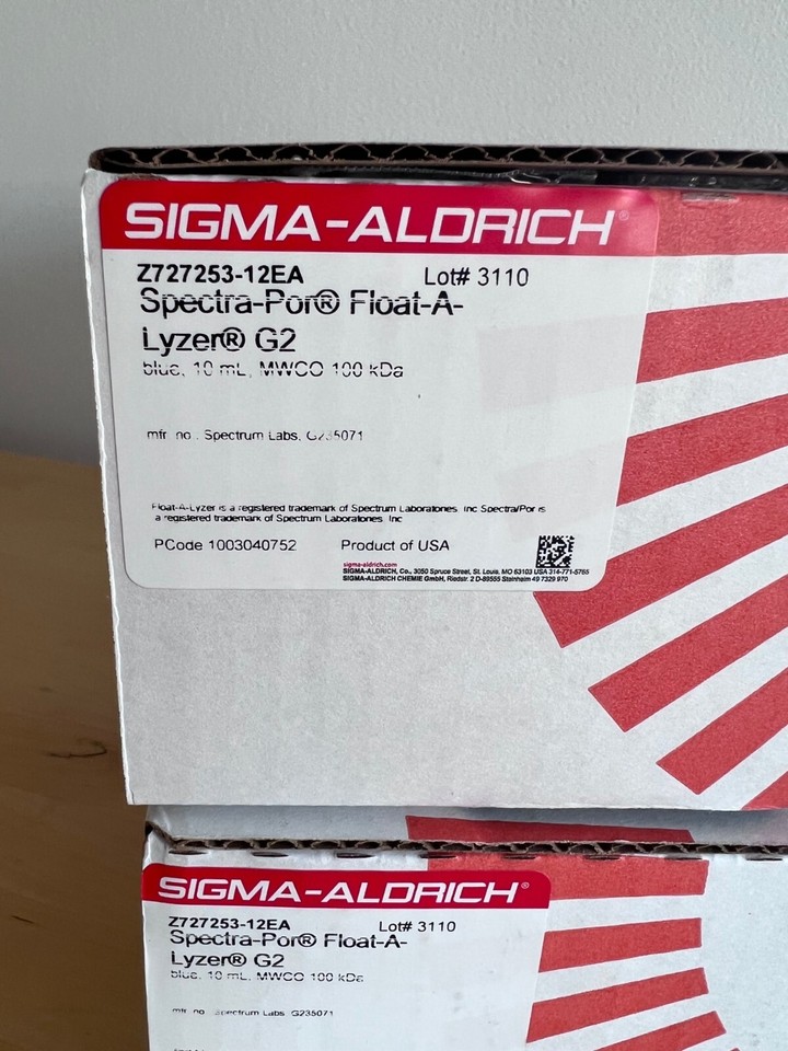 Repligen G235071 Spectra Por Float-A-Lyzer G2, 100 kD, 10 ml, 12/pack ...
