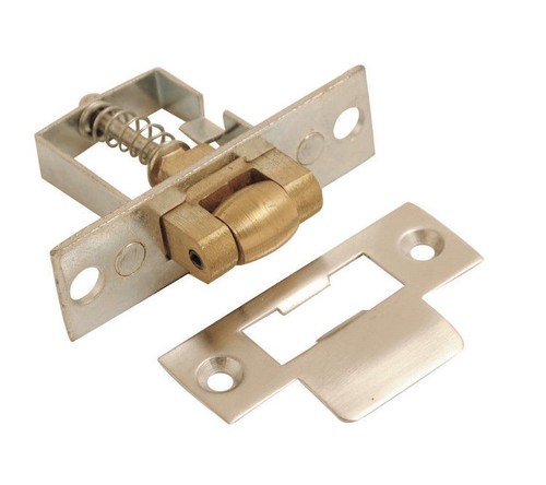 Adjustable Heavy Duty Door Latch Roller Bolt Catch Spring Loaded Ball ...