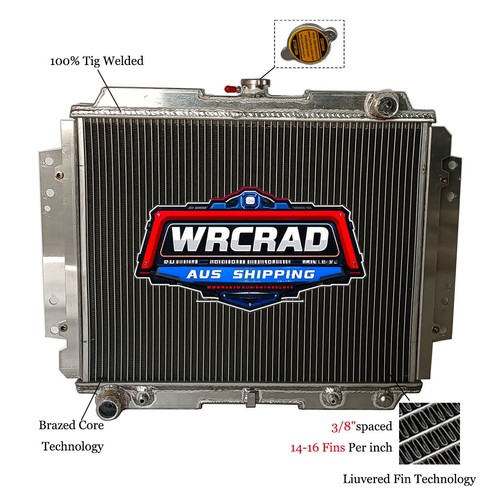 Aluminum Radiator Fit 1987-1997 Holden Rodeo TF G3 G6 2.2L 2.6L 4cyl ...