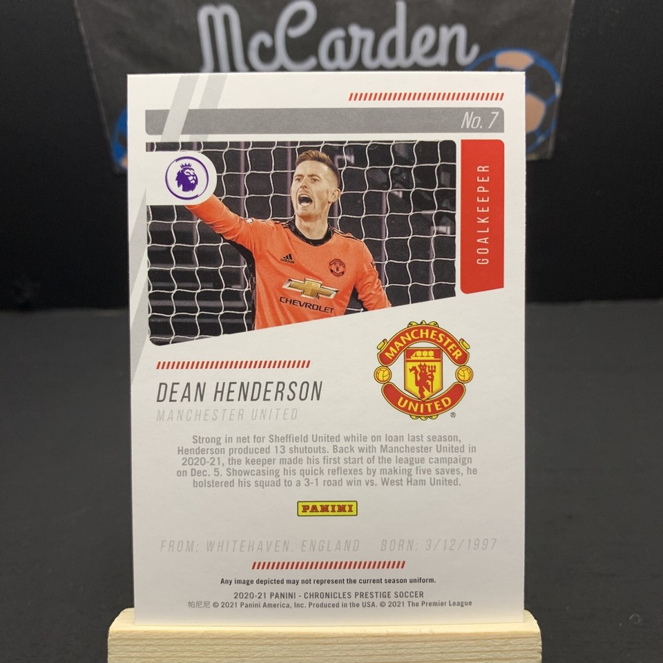 2020-21 Chronicles EPL Dean Henderson Prestige Bronze #7 | eBay UK