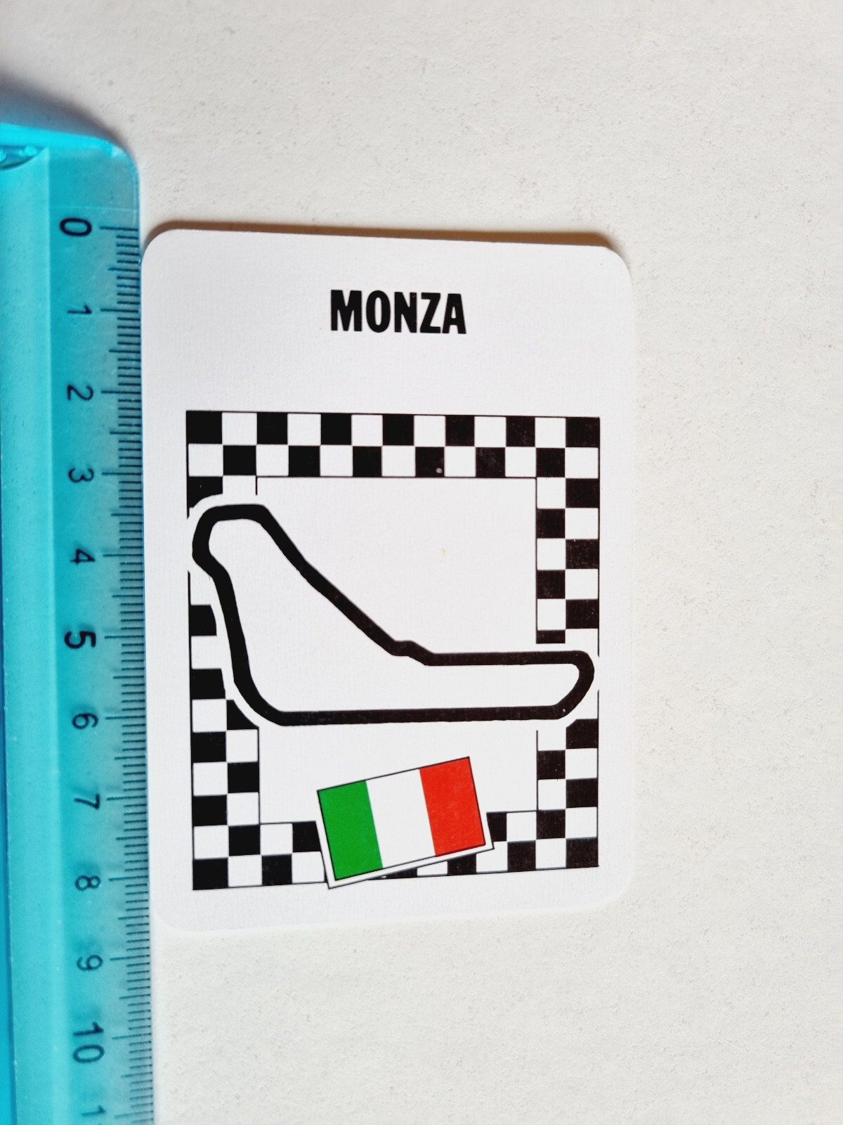 Card Monza Italie Grand Prix Formule 1 Rouge Carte Originelle Vintage ...