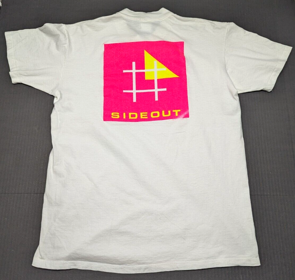 Vintage Sideout Sport Beach Volleyball T-Shirt 80's Single Stitch ...