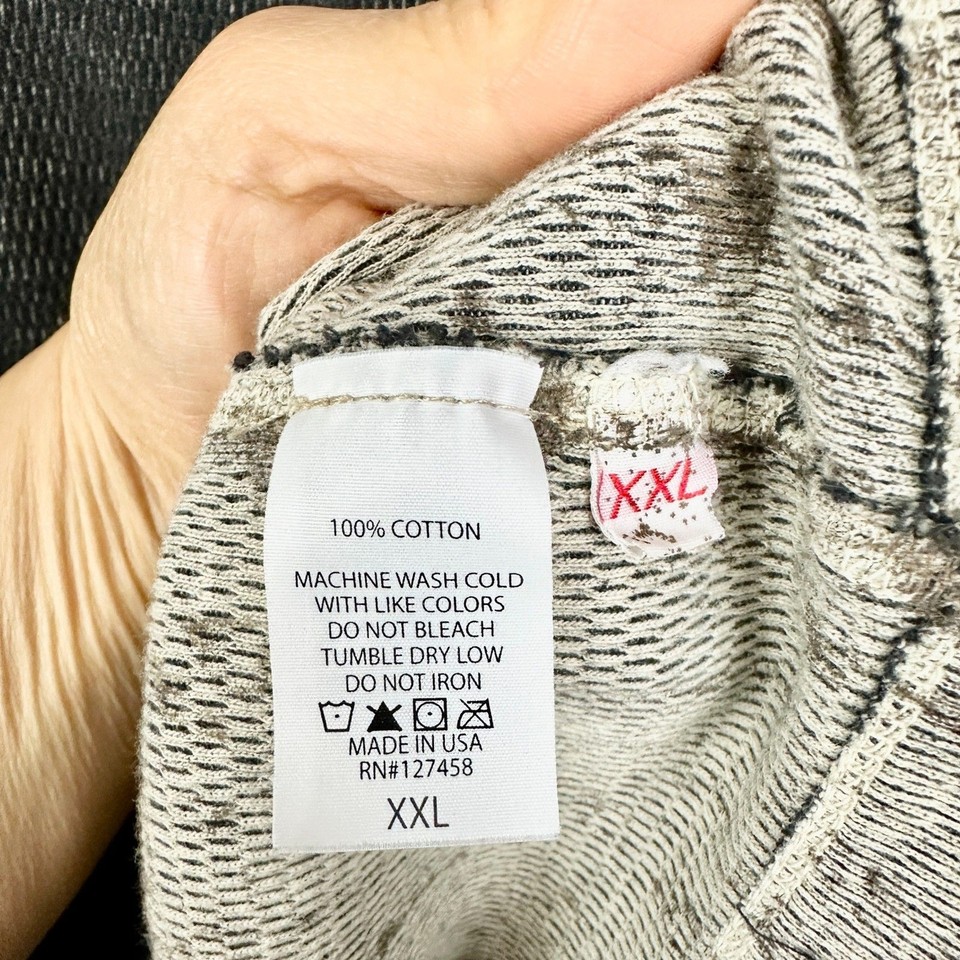 Affliction Wicked Reversible Thermal Shirt Size XXL Jesse Pinkman Skull ...