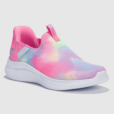 S Sport By Skechers Kids' Step-Ins Sneakers Tie Dye Slip On Cushioned ...