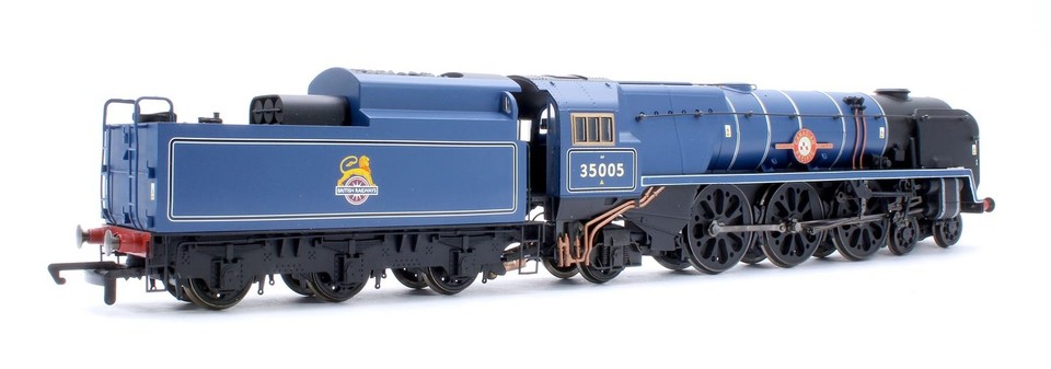 HORNBY 'OO' GAUGE R2171 BR BLUE 4-6-2 MERCHANT NAVY CLASS STEAM ...