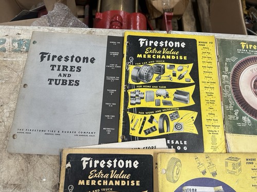 6 1940s Firestone Extra Value Merchandise Catalogs & Tire & Tube ...