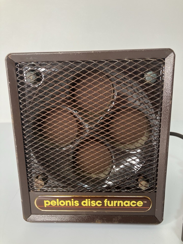 Vintage Pelonis Disc Furnace 1500W-II Portable Ceramic Heater Brown ...