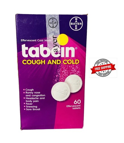 Tabcin Morado Cold And Cough Gripe y Tos 60 Efervescent Tablets | eBay