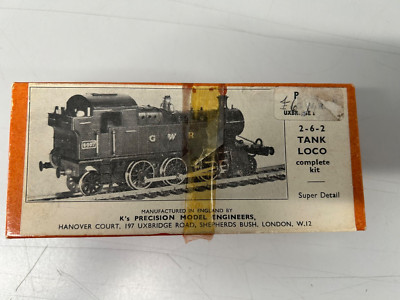 Boxed K's White Metal 4mm OO Kit Built GWR 14xx Class 2-6-2 Auto Tank ...
