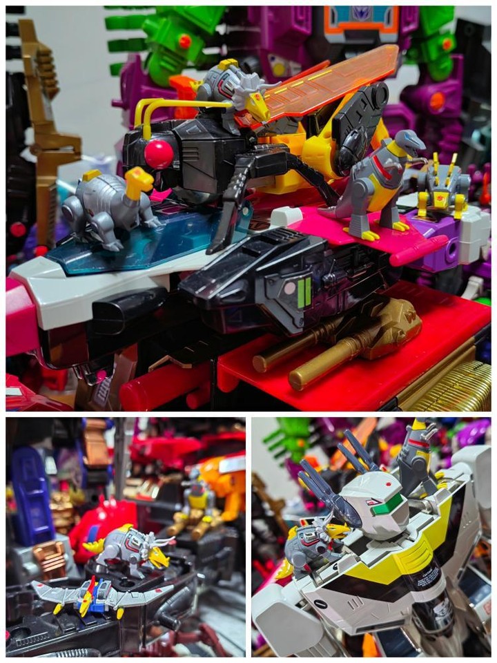 pre-slae pinted minimum MINI Dinoking Grimlock Sludge Swoop Snarl Slag ...