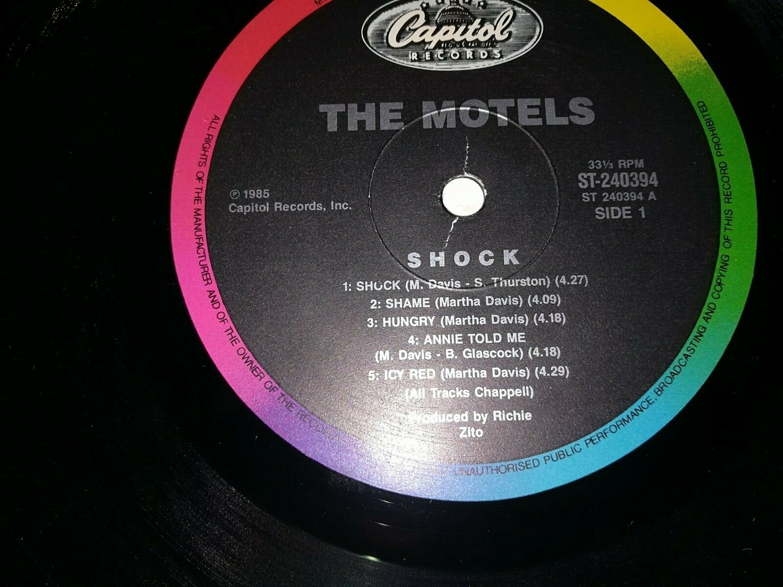THE MOTELS-SHOCK.12'' LP | eBay