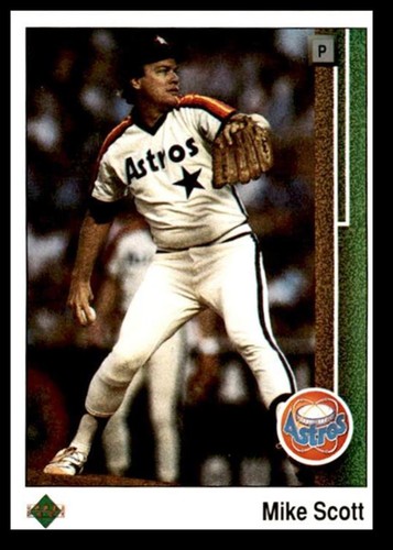 1989 Upper Deck Mike Scott P Houston Astros #295 | eBay