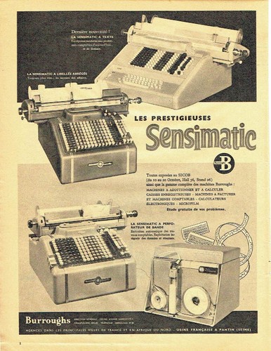 1957 Burroughs Advertising 067 Advertising Advertising Sensimatic ...