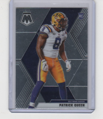 PATRICK QUEEN 2020 Panini Mosaic BASE ROOKIE CARD #249 LSU BALTIMORE ...