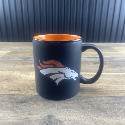 NFL Denver Broncos Logo Black Orange 11 oz. Coffee Mug | eBay