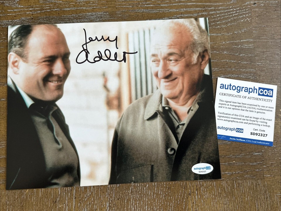 🚨 RARE JERRY ADLER SIGNED THE SOPRANOS 8x10 PHOTO HESH RABKIN ACOA 🚨 | eBay
