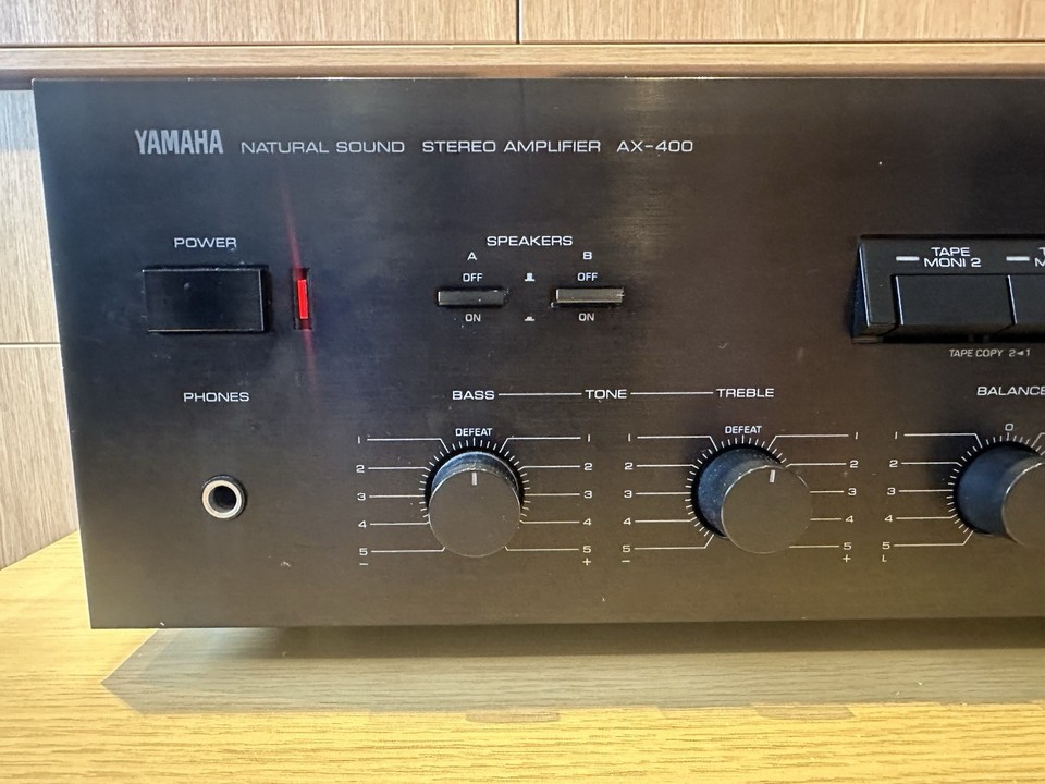 Yamaha AX-400 Integrated Amplifier 55W Phono MM/MC Vintage Hi-Fi | eBay UK
