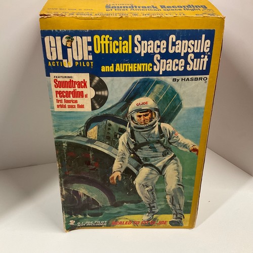 Vintage GI Joe 1966 Hasbro Official Space Astronaut capsule with box ...