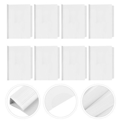 10Pcs Plastic File Draw Rod Folders Useful Document A4 Rod Clamps File ...