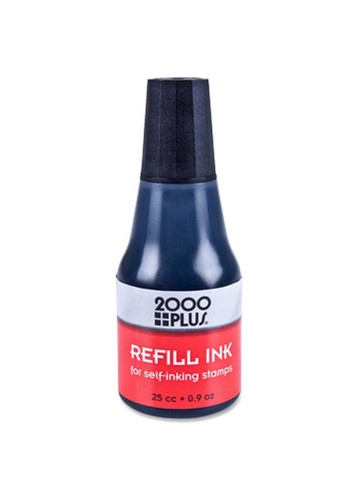 COSCO 2000 PLUS Black, Self Inking Stamp Refill Ink, 25 cc / 0.9 fl. oz ...
