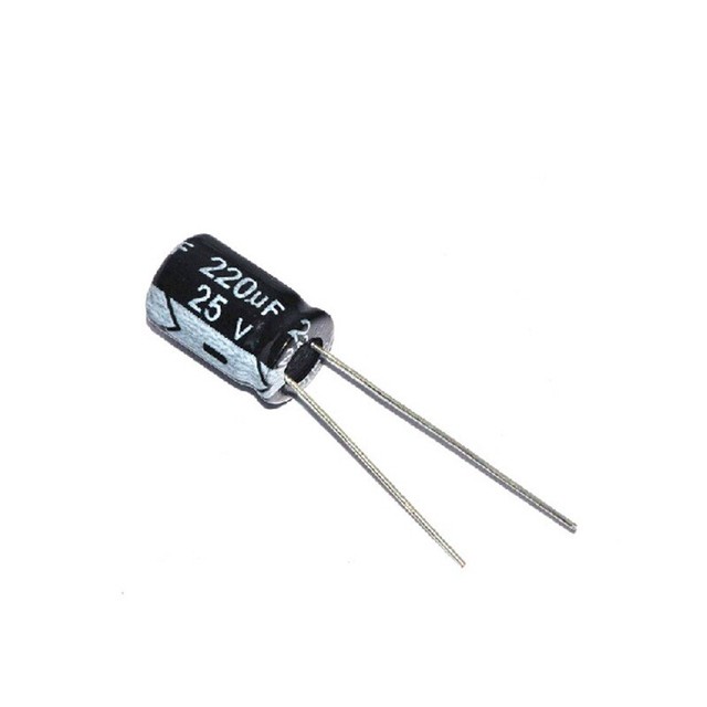 20PCS 25V 220uF 220MFD 105C Aluminum Electrolytic Capacitor 6×7mm | eBay