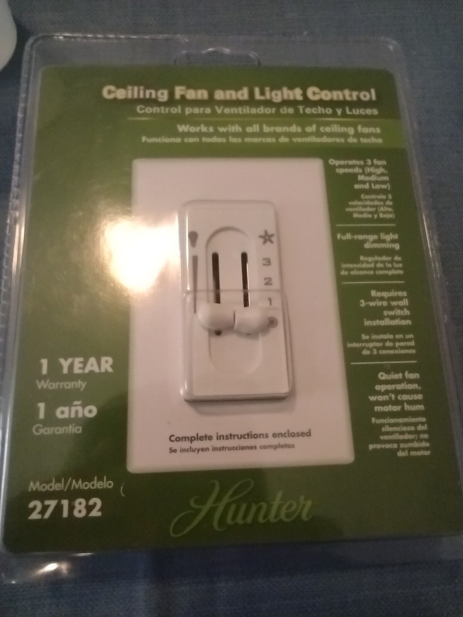 How To Install Hunter Ceiling Fan Wall Switch | Shelly Lighting