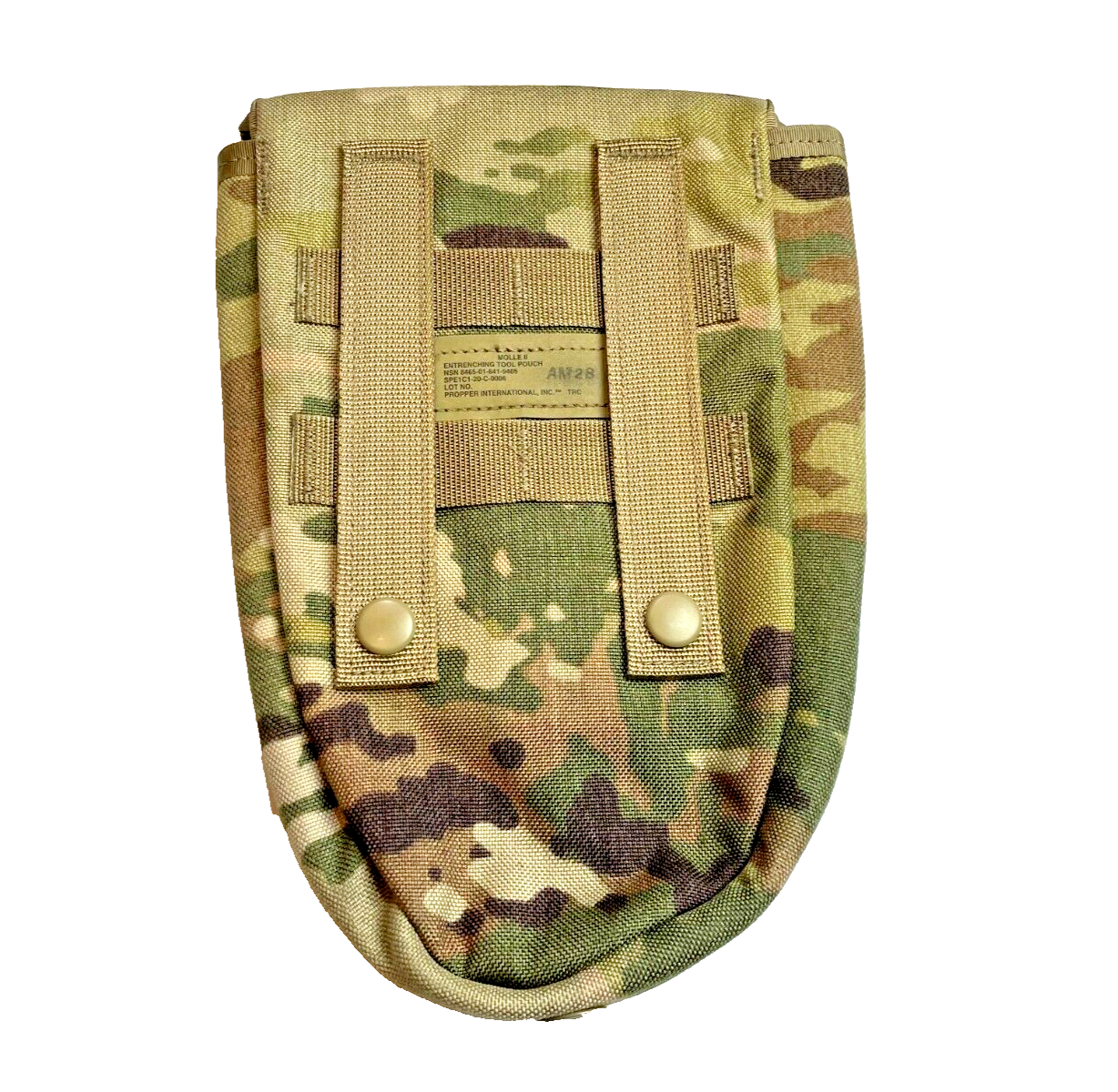 NIB US ARMY MOLLE E-Tool Entrenching Shovel Carrier Pouch Cover OCP ...