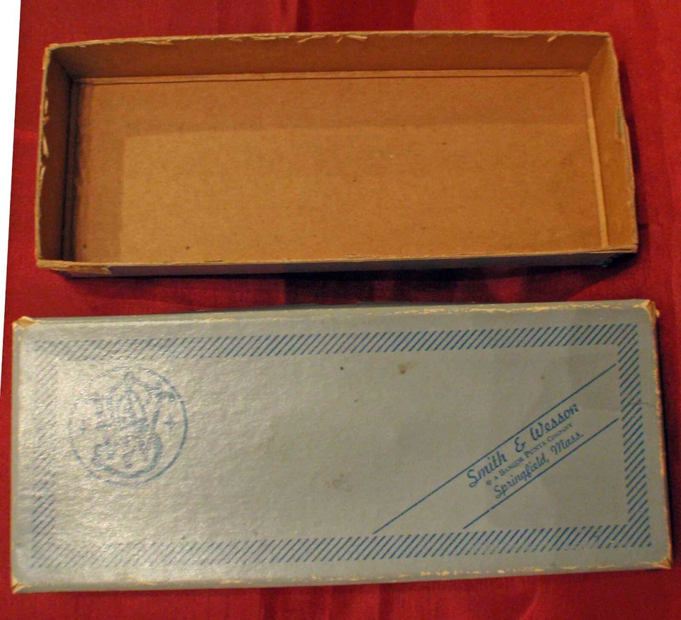 Smith & Wesson vintage 2-Piece silver cardboard box | eBay