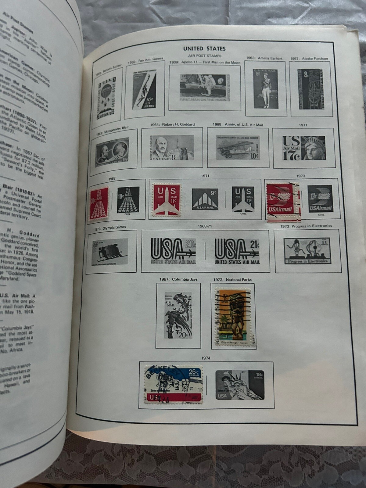 1974 Harris Freedom Stamp Album-United States-Many Stamps Included ...