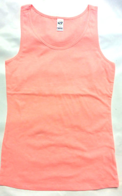 Kavio Girls Medium (9/10) Jersey Racerback Tank Top Coral Pink SOFT ...