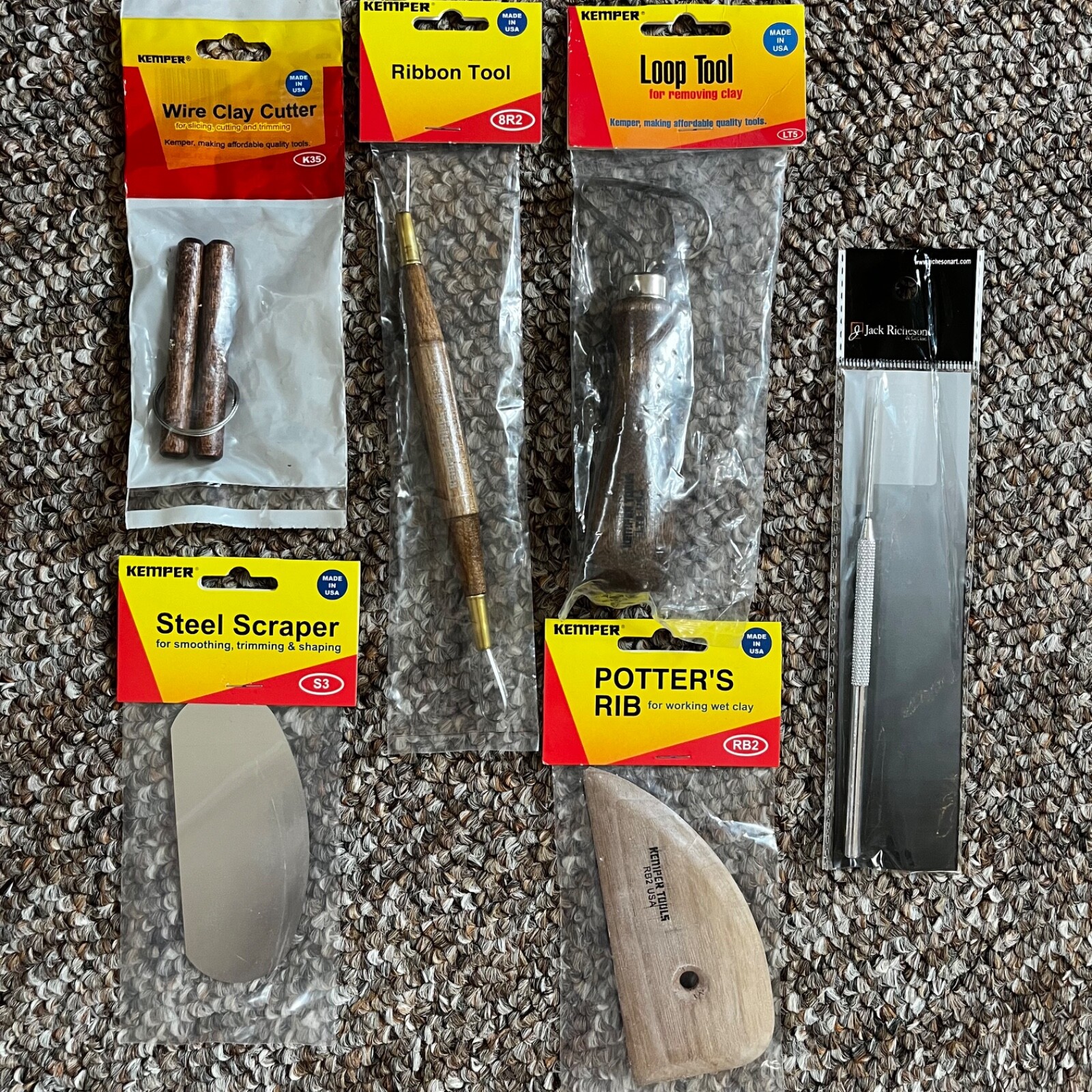 Kemper basic pottery tools ceramics new in package | eBay