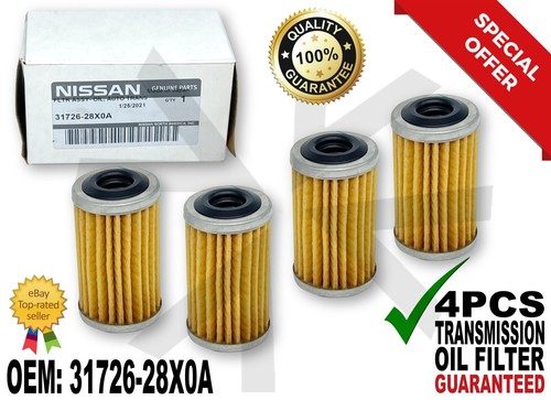 4PCS OEM Oil CVT Transmission Cooler Filter Fit for Nissan Infiniti ...