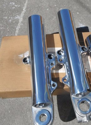HARLEY FRONT FORKS 2014-2023 POLISHED NO EXCHANGE FLTR FLHX FLHTC FLHT ...