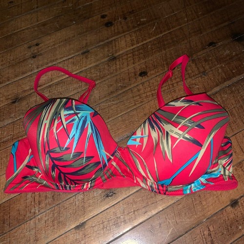 Victoria’s Secret red tropical wear everywhere lightly lined 34C bra | eBay
