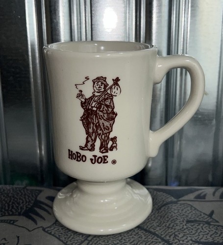 HOBO JOE Cup Mug Heavy Restaurant Ware Pedestal Footed USA Made | eBay