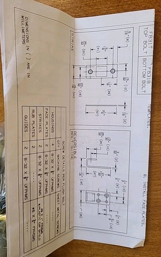Ives FB31 Automatic Flush Bolt Kit for Metal Doors – Complete Set w ...
