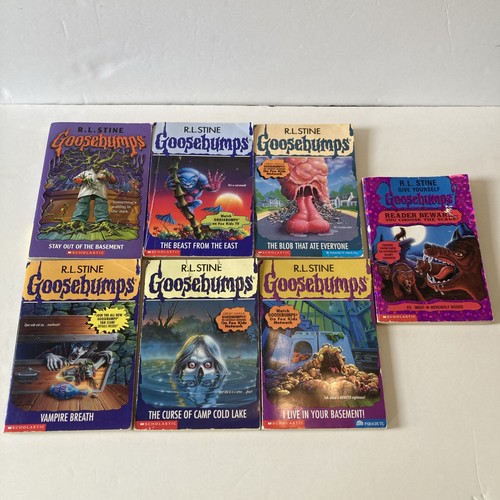 Lot of (7) Goosebumps Books ALL 1st Edition/ 1st Printing R.L. Stine ...